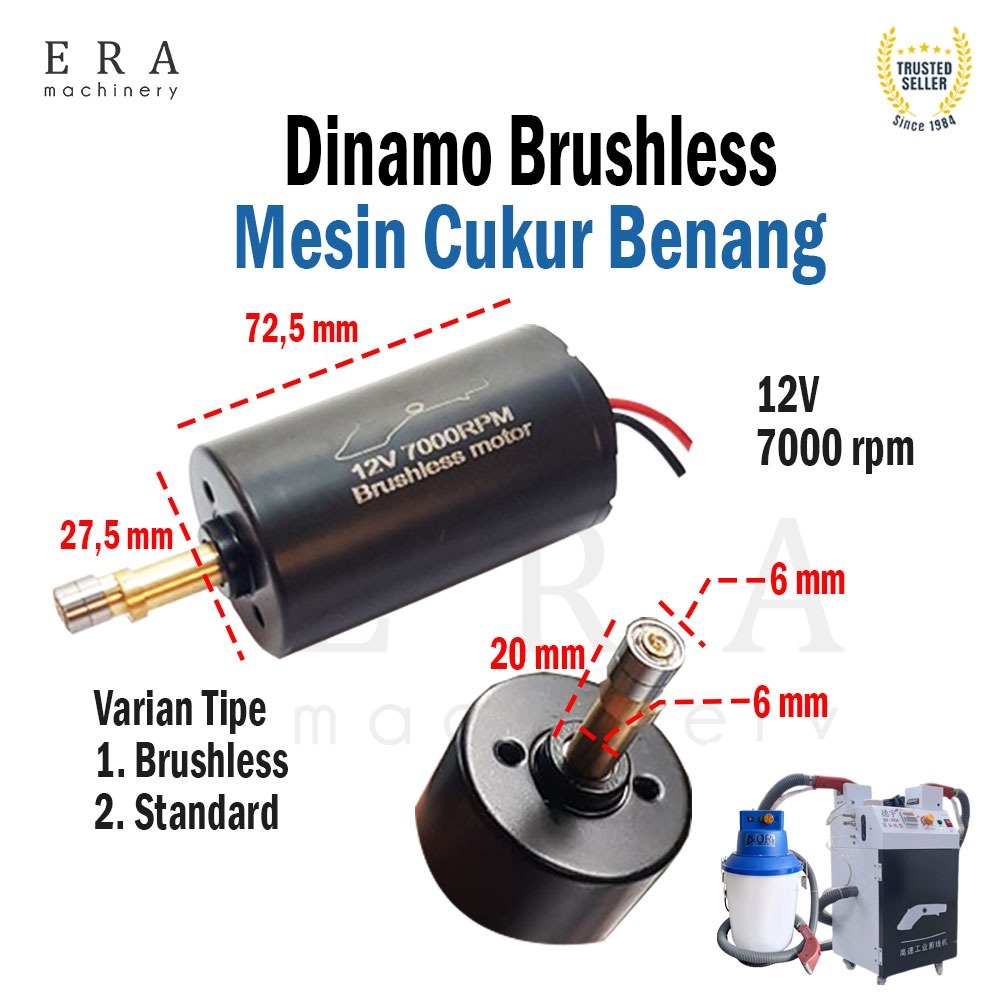 Jual Dinamo Brushless Mesin Cukur Benang Brushless & Standard | Shopee ...