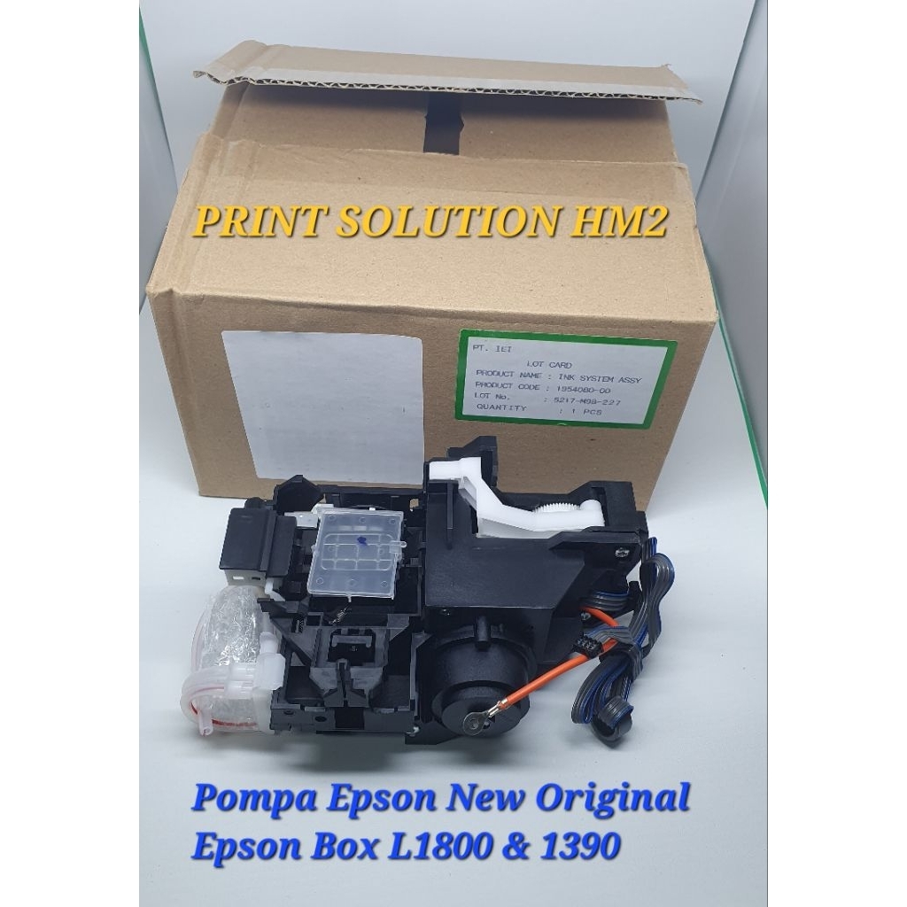 Jual Ink System Pompa Epson L1800 1390 New Original Box | Shopee Indonesia