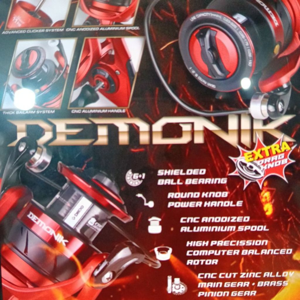 Jual REEL PANCING DAIDO DEMONIK MAGMA ukuran 1000 sampai 6000 POWER ...