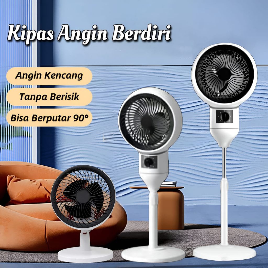 Jual Kipas Angin Berdiri / Kipas Fan Elektrik Rotation Stand Fan ...