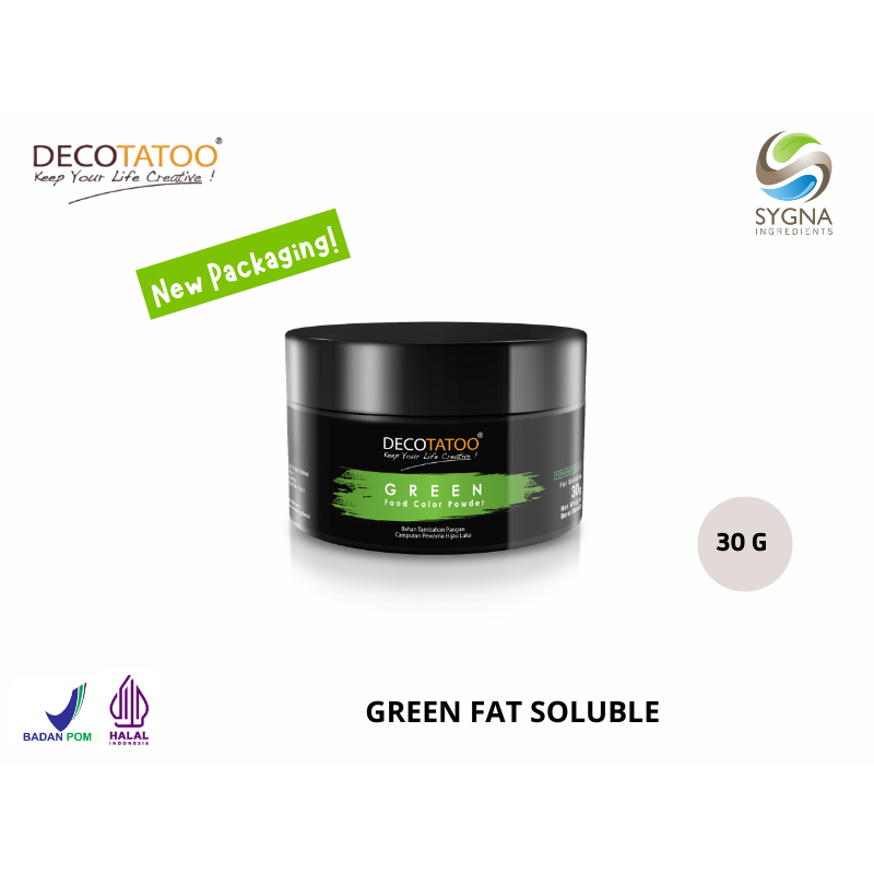 Jual Food Coloring Decotatoo - Oil Soluble - Green Color | Shopee Indonesia