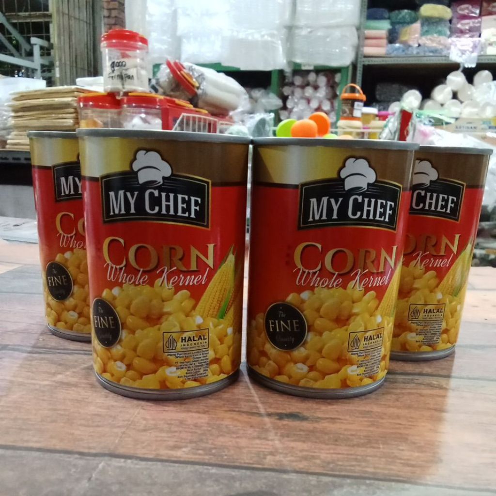 Jual My chef Jagung kaleng 425gr / Whole kernel Corn / Jagung Kaleng ...