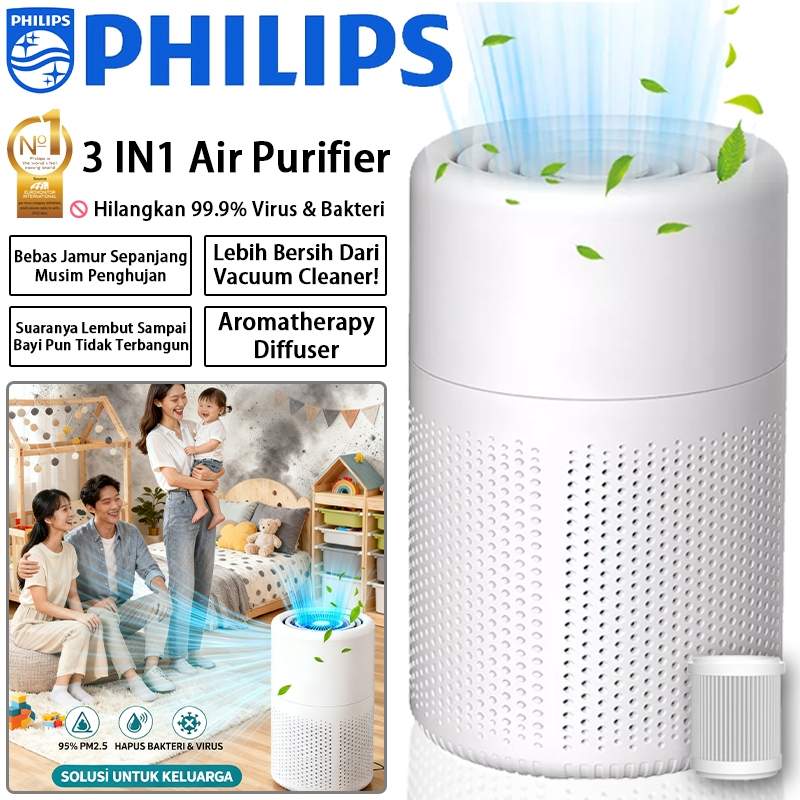 Jual PHILIPS Air Purifier Canggih 3 IN 1 + Diffuser Aromatherapy ...