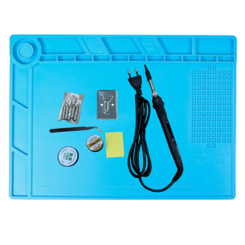 Jual Solder Listrik Digital LCD Adjustable Temp Soldering 80W Set ...