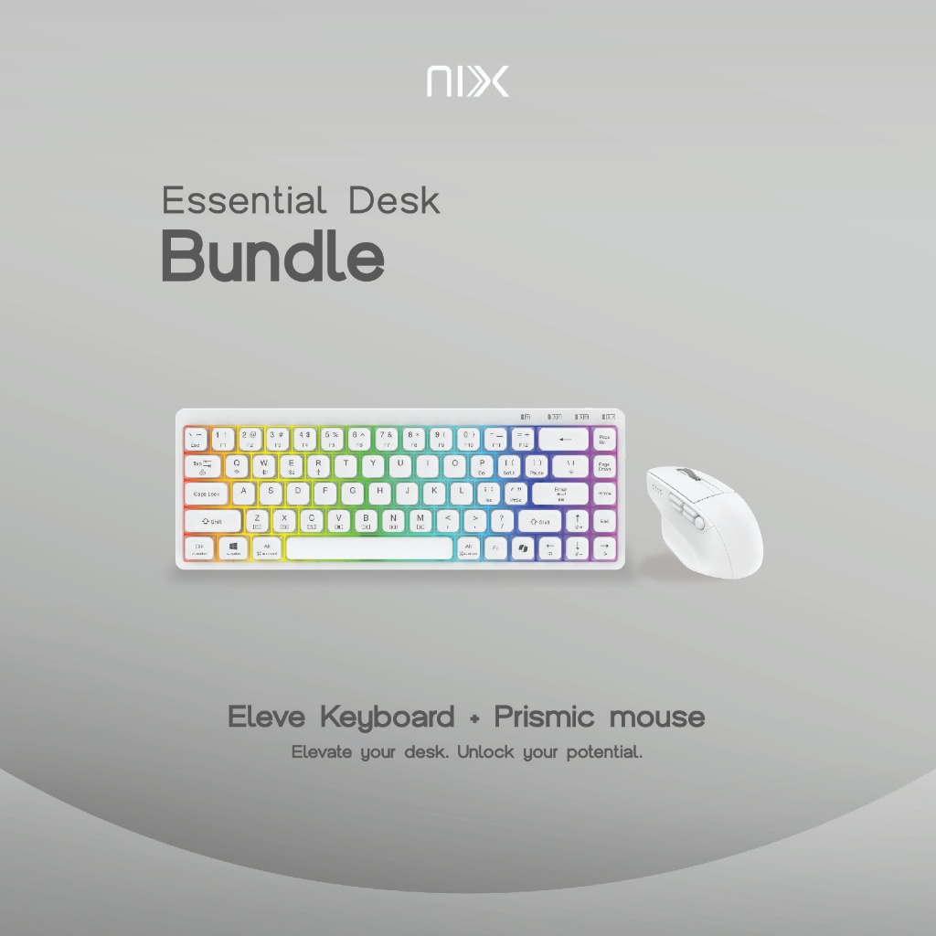 Jual Nix Unlocked Essential Desk Bundle 01 - Keyboard Mechanical ...