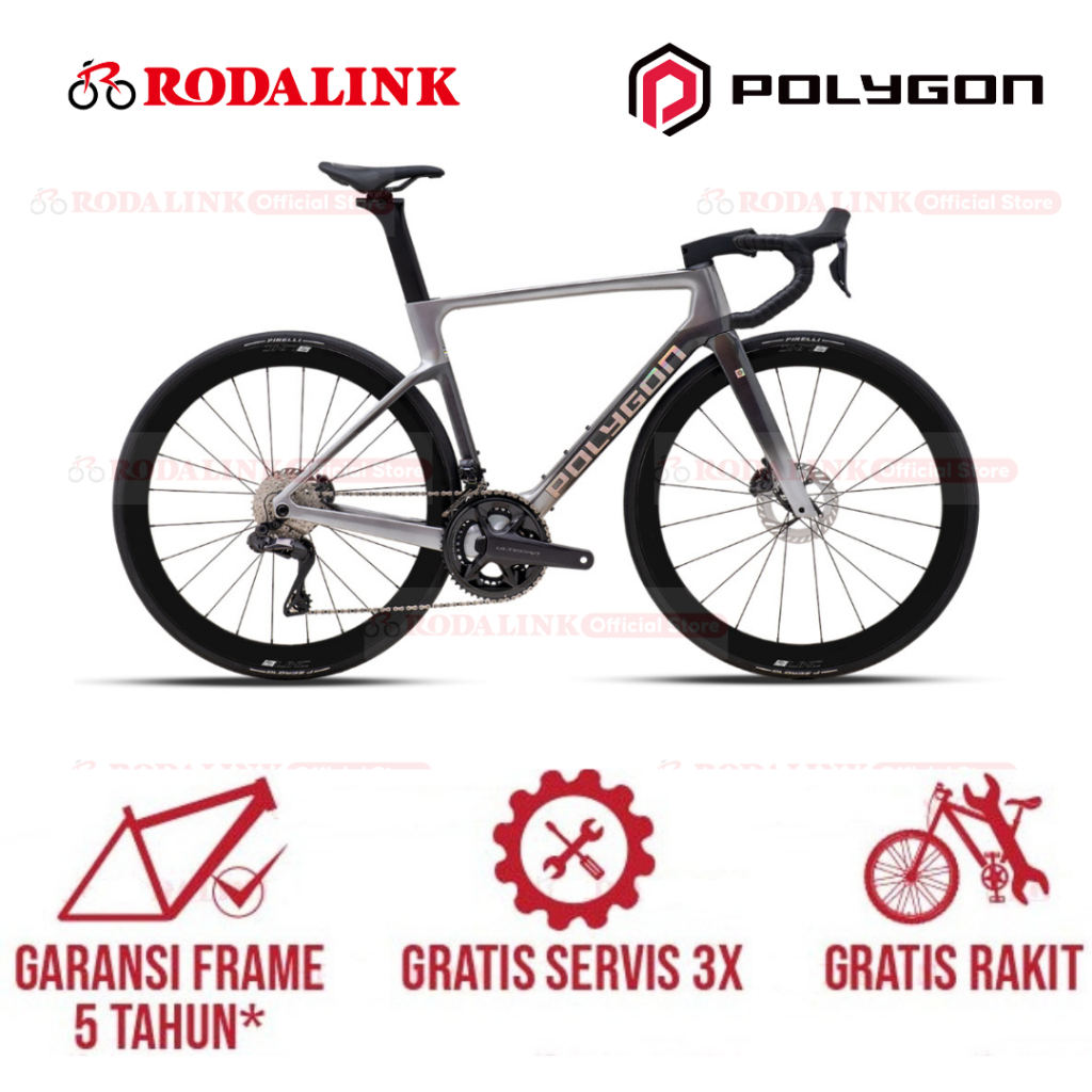 Jual Polygon Sepeda Balap Carbon Helios A8 Ultegra Di2 With Power Meter ...