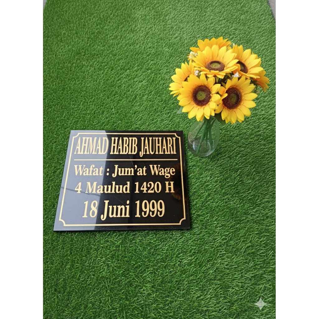 Jual papan nama ukir permanen batu nisan 30x25 | Shopee Indonesia