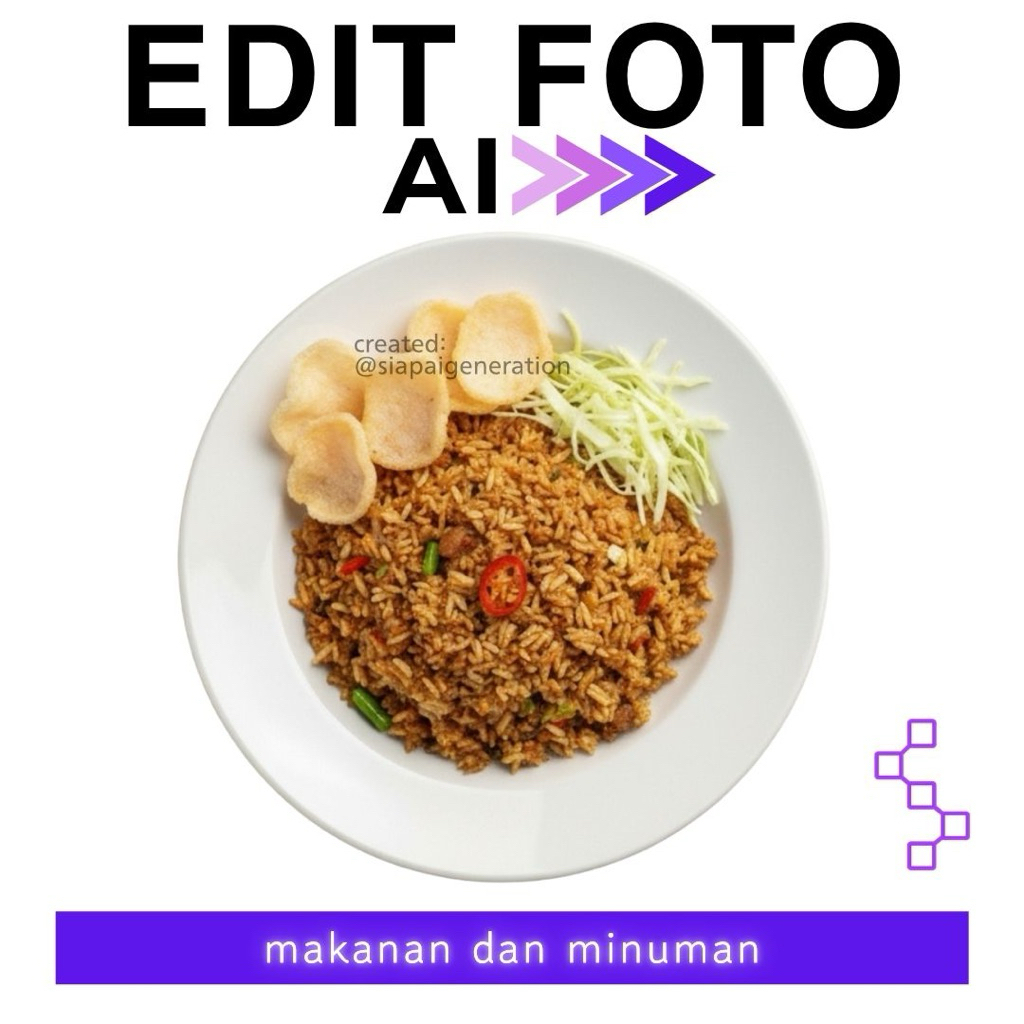 Jual Jasa Edit Foto AI 4K Ultra HD Menu Makanan | Shopee Indonesia