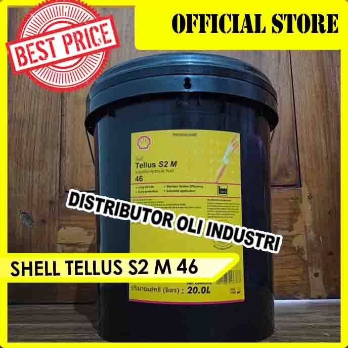 Jual SHELL TELLUS S2 M 46 ( Premium Hydraulic Oil - 20 Liter) | Shopee ...
