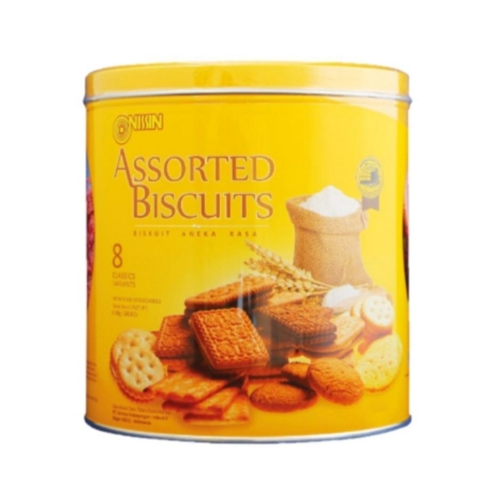 Jual Nissin Biskuit Assorted Kaleng 650gr | Shopee Indonesia