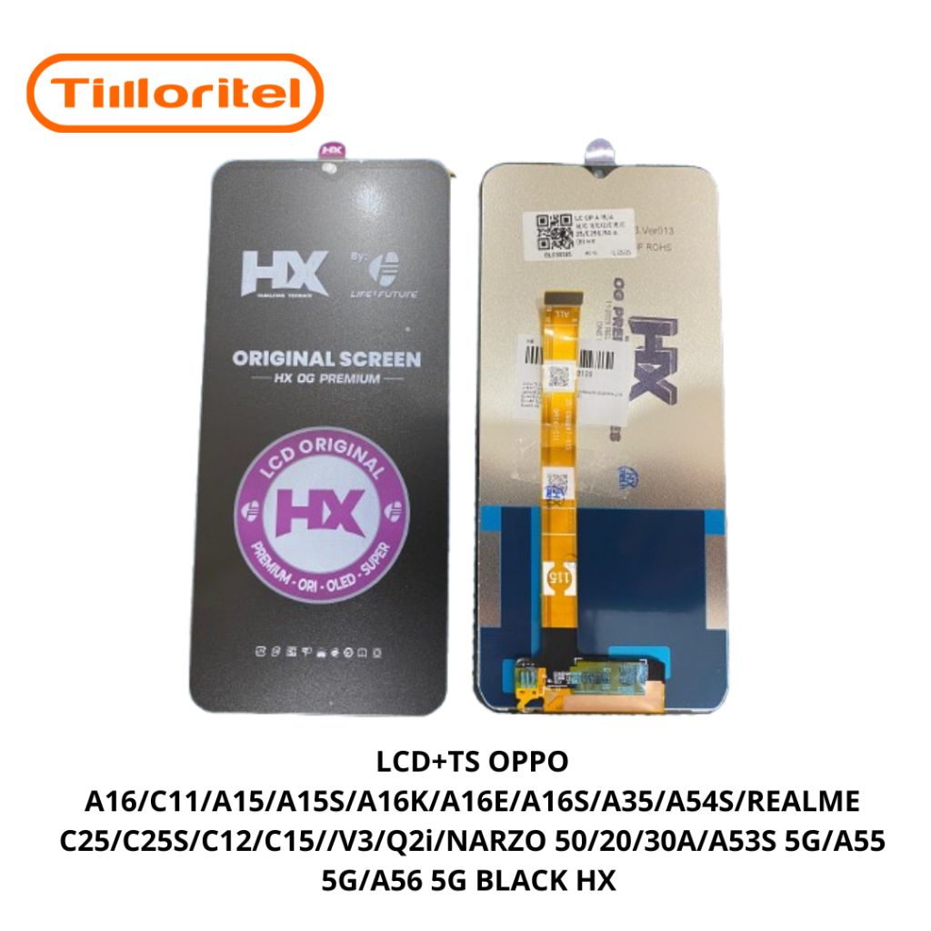 Jual LCD+TS OPPO A16/C11/A15/A15S/A16K/A16E/A16S/A35/A54S/REALME C25 ...