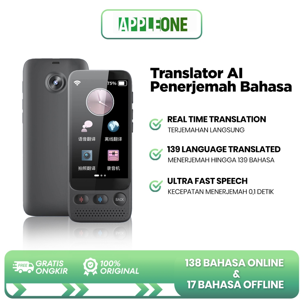 Jual Alat Penerjemah Translator Bahasa 139 bahasa Mesin Penerjemah ...