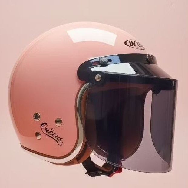 Jual [Bundle Hijab]Helm SC Hijab Friendly Helm Retro Classic Wanita ...