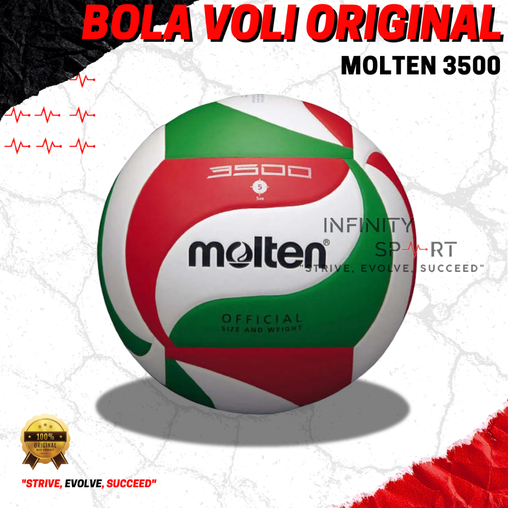 Jual MOLTEN Bola Voli Molten 3500 ORIGINAL Bola Volly Molten water ...