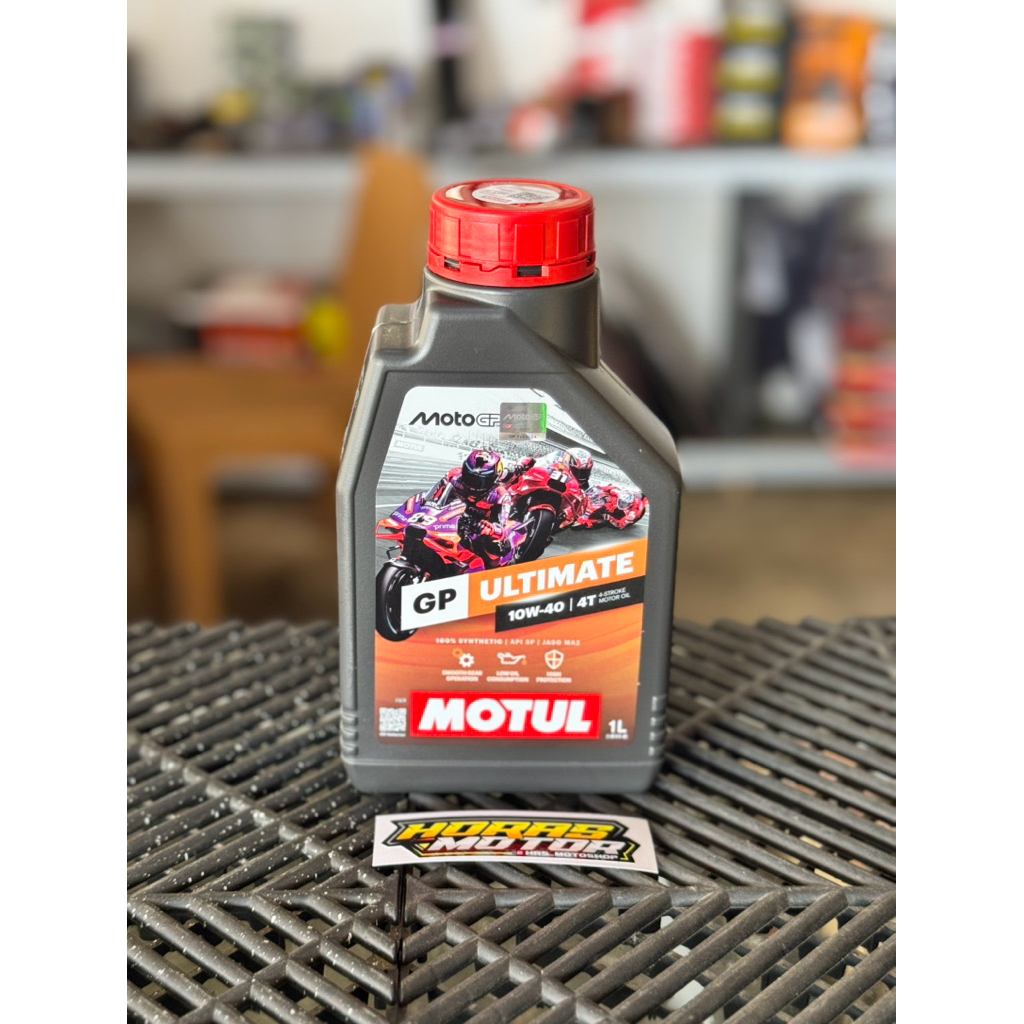 Jual OLI MOTOR MOTUL GP ULTIMATE 10w40 1L LITER | Shopee Indonesia