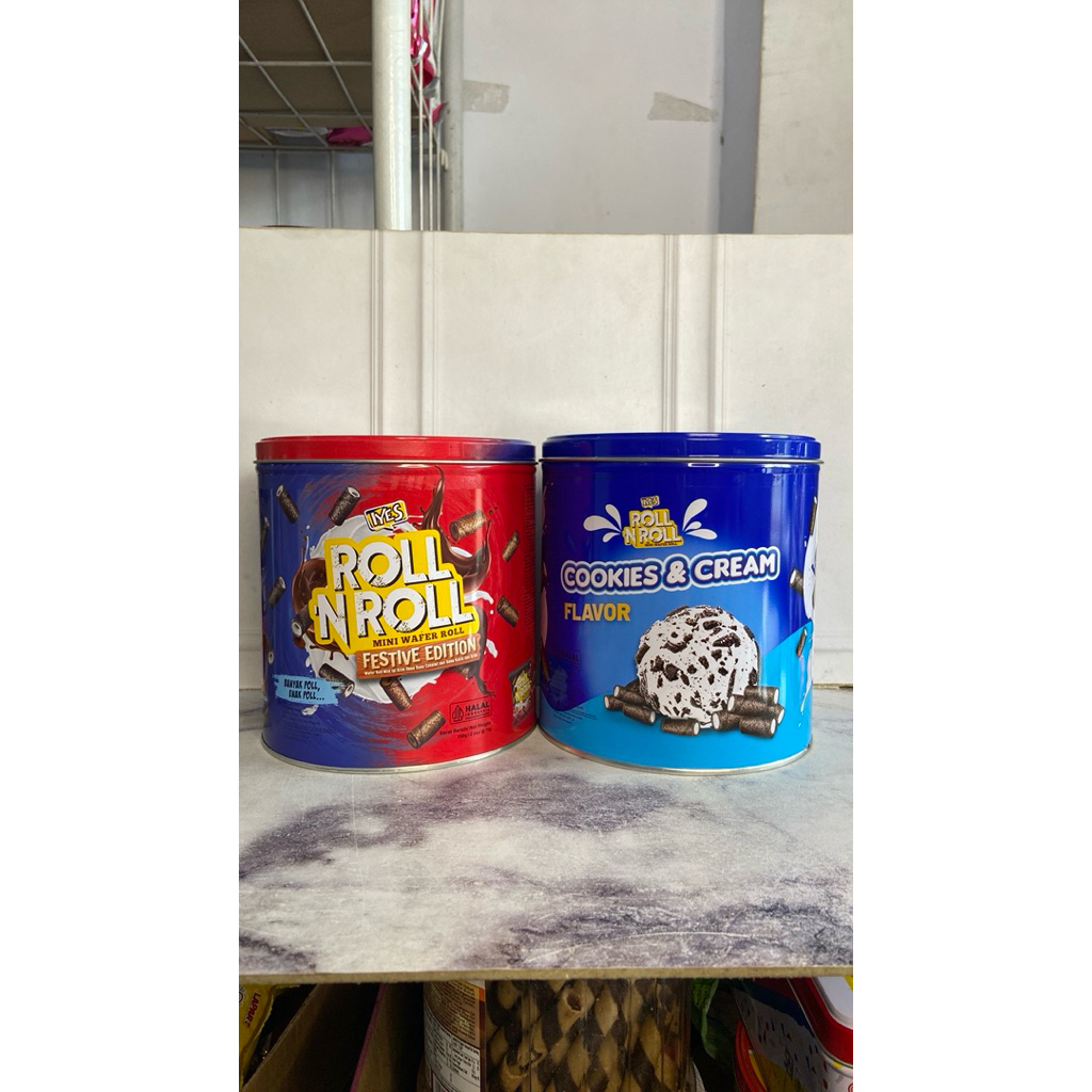 Jual IYES MINI WAFER ROLL AND ROLL/cookies and cream/milk chocolate ...