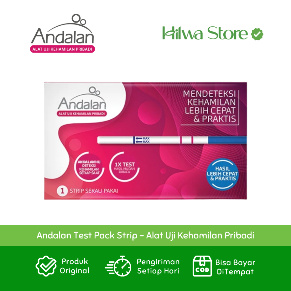 Jual Andalan Test Pack Strip - Alat Uji Kehamilan Pribadi Hasil Lebih ...