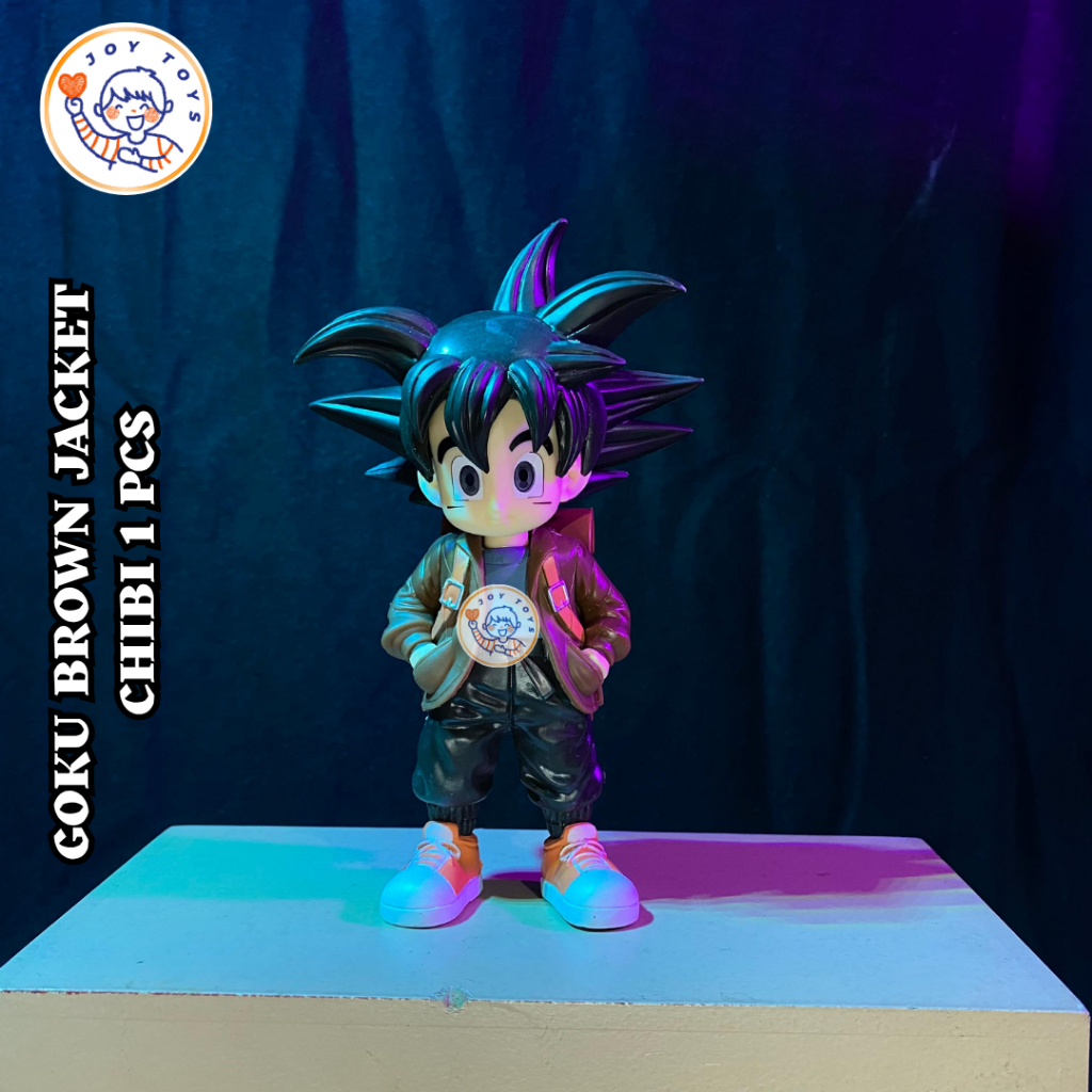 Jual GOKU BROWN JACKET CHIBI 1 PCS 90 DRAGON BALL ANIME ACTION FIGURE ...