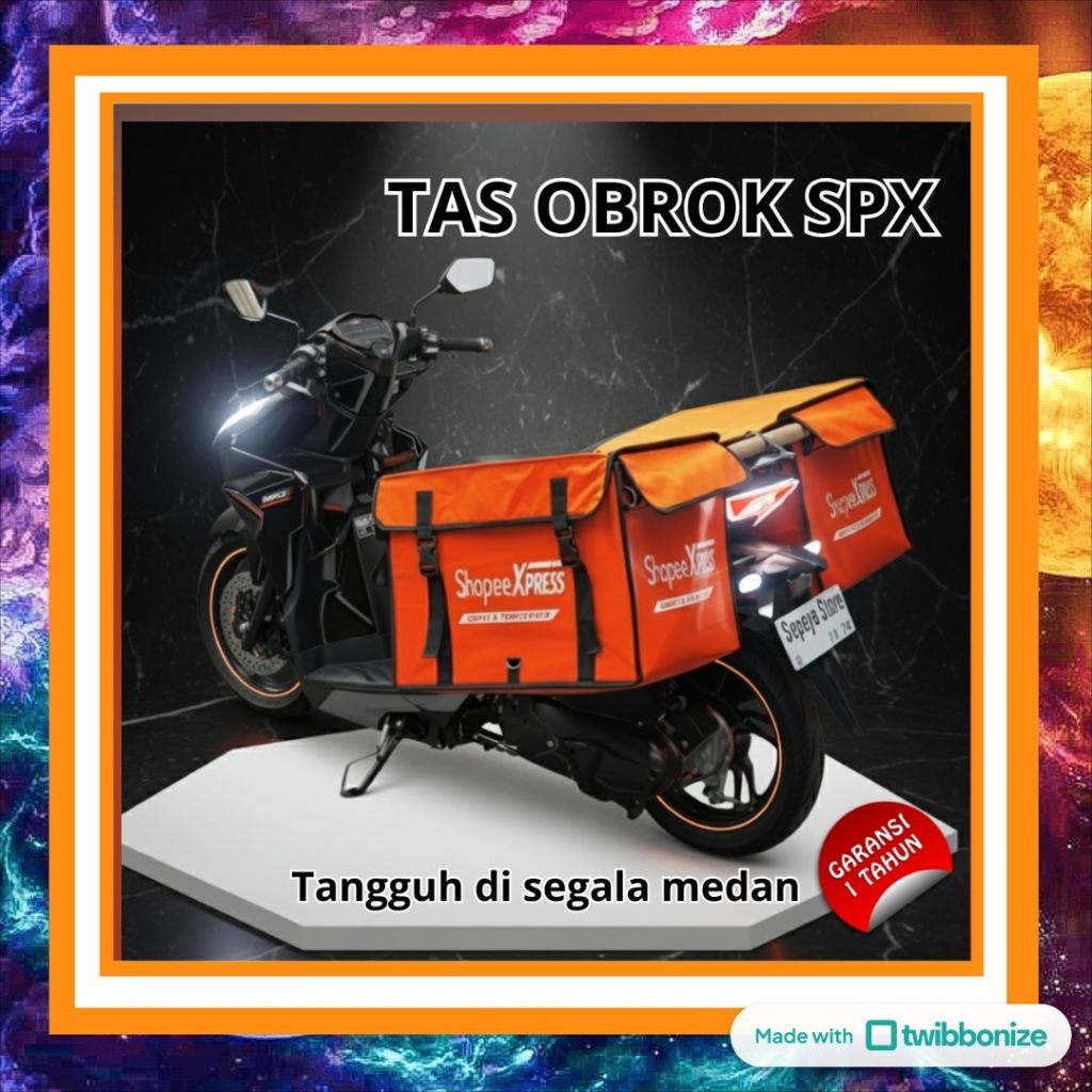 Jual Tas Obrok Jumbo Motor Oranye – Waterproof, Anti Air, Anti Panas ...