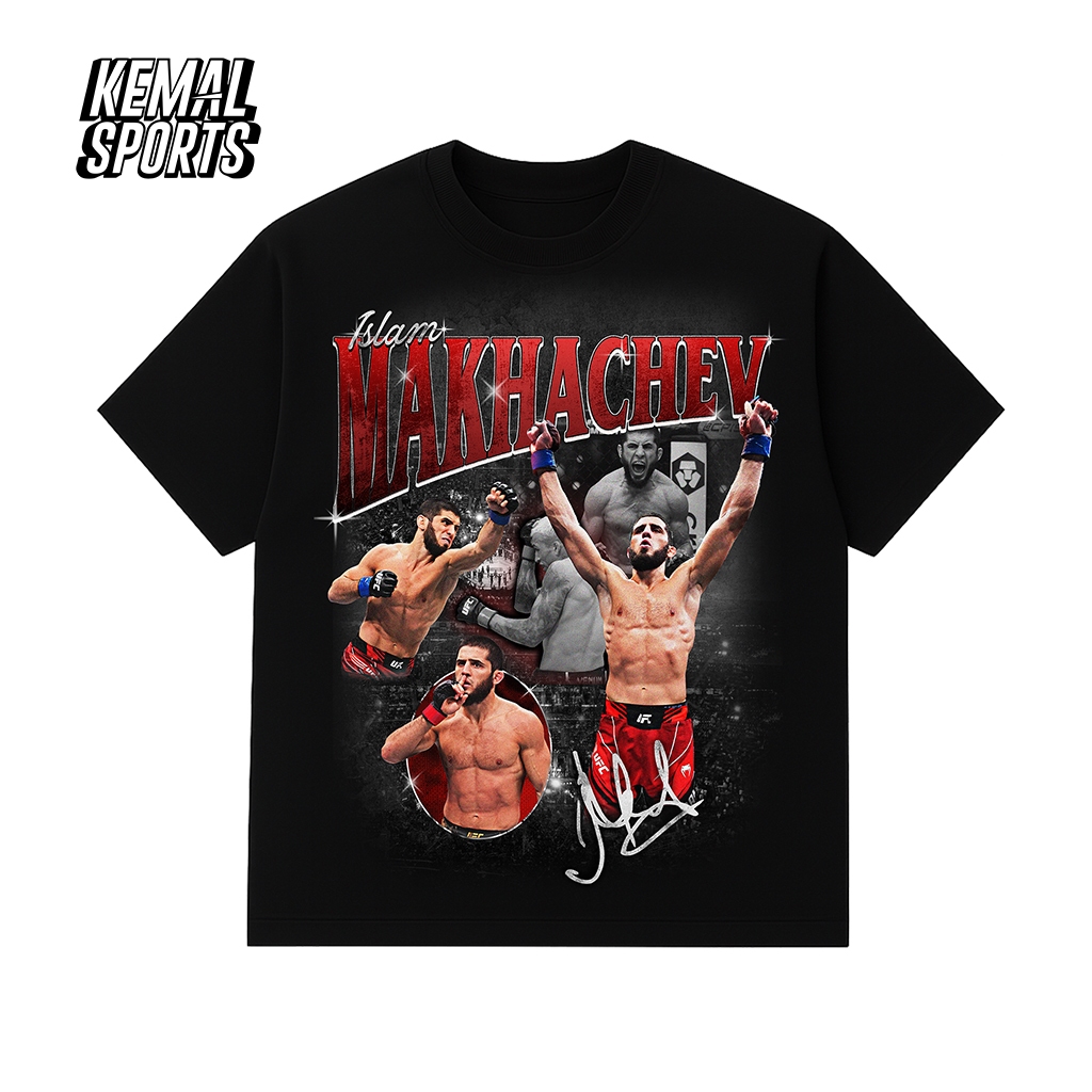 Jual Kemal Sports Merchandise - Islam Makhachev T-Shirt | Shopee Indonesia