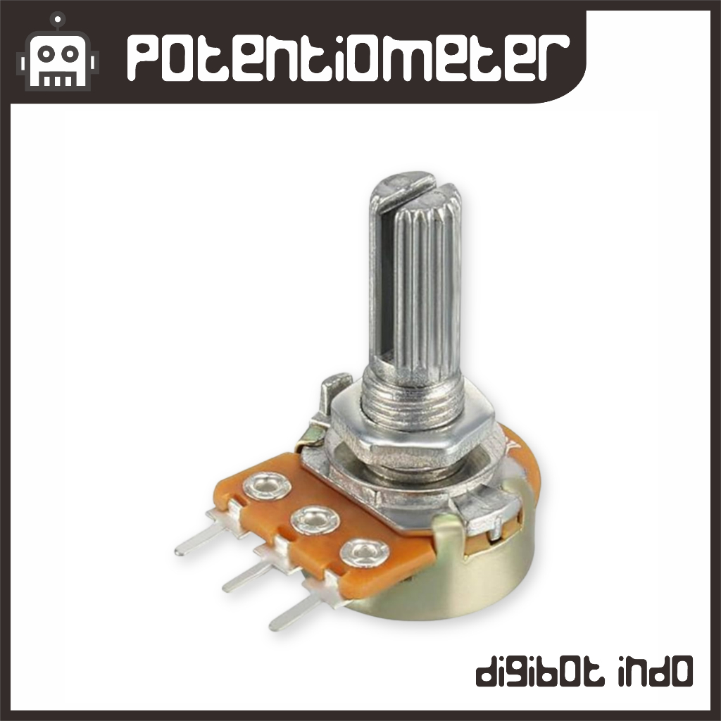 Jual Potentiometer Mono 3 Pin - 100K Ohm | Shopee Indonesia