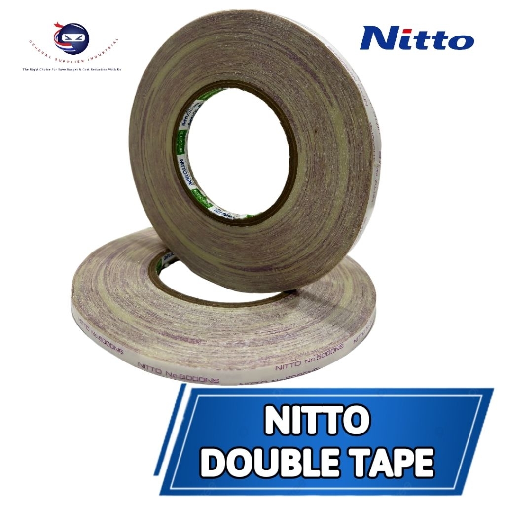 Jual NITTO DOUBLE TAPE 5000NS 12MM X 50M - 1 ROLL | Shopee Indonesia