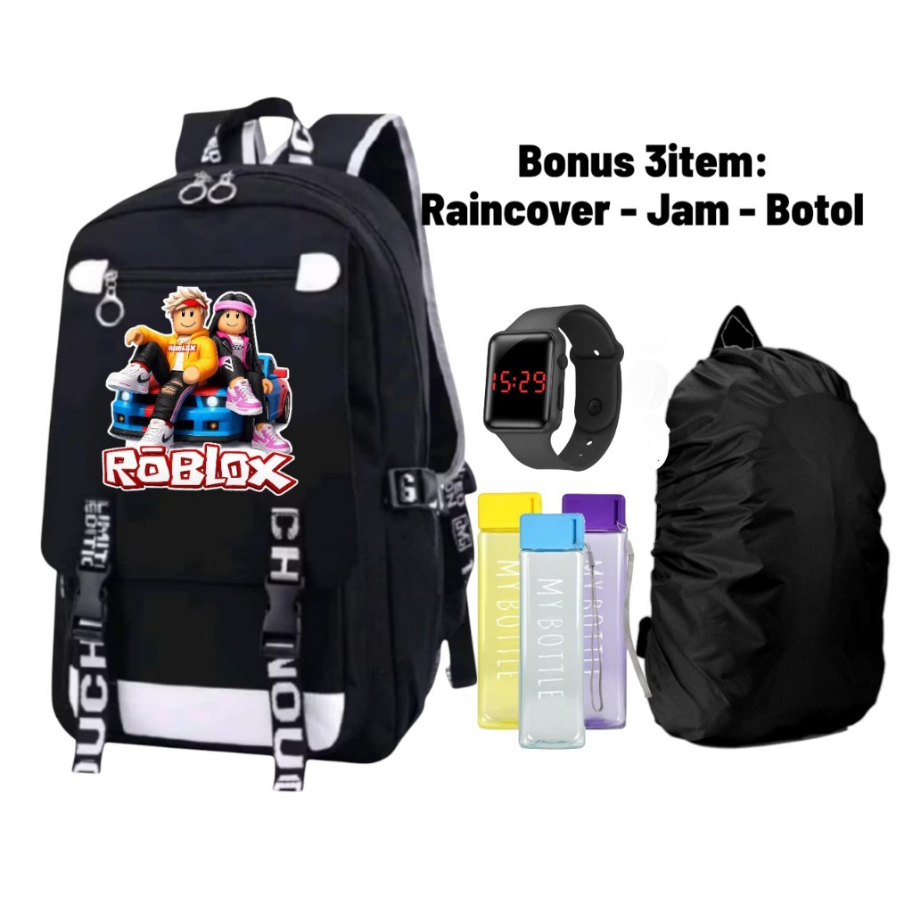 Jual tas anak roblox - tas sekolah anak SD - tas ransel roblox - tas ...