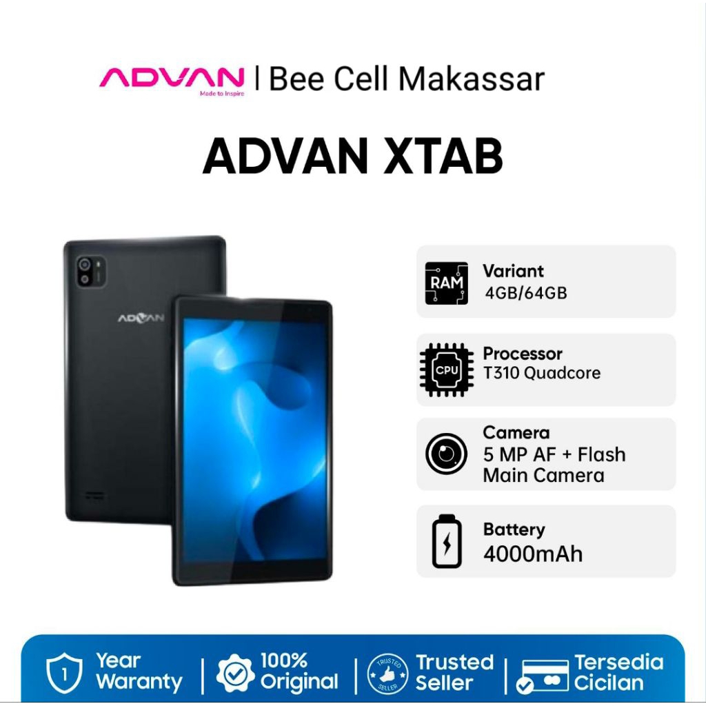 Jual Tab ADVAN XTab 4GB/64 GB Garansi Resmi | Shopee Indonesia