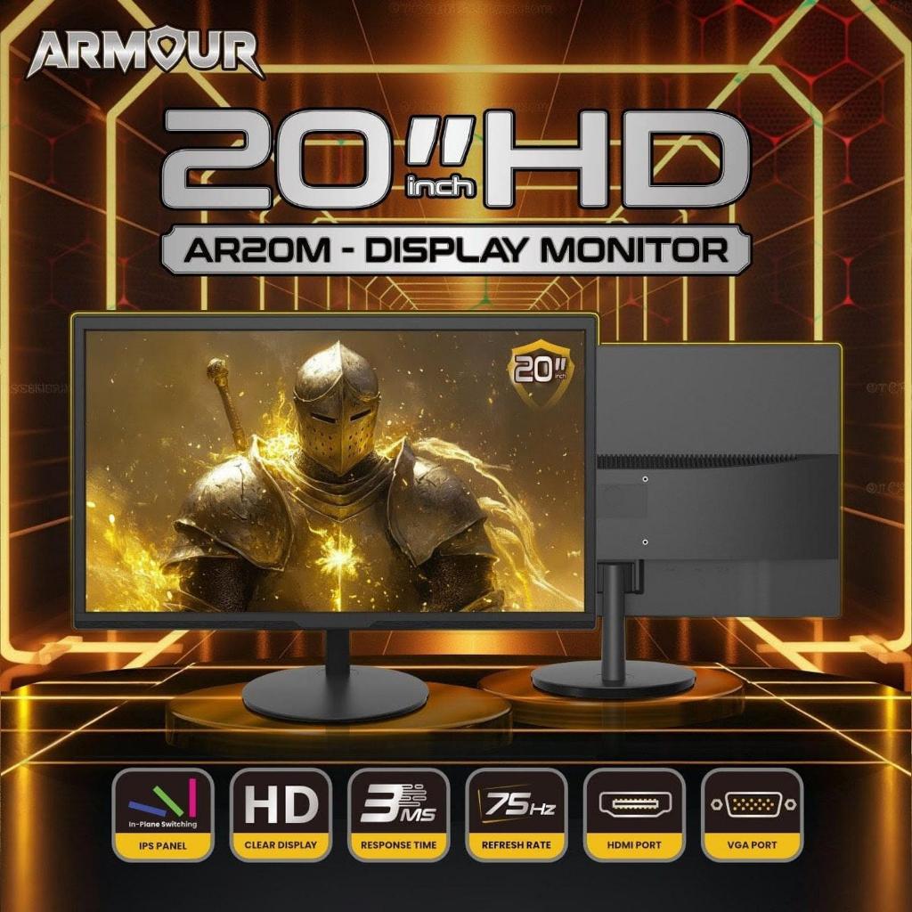 Jual Armour Monitor Gaming AR20M IPS 20Inch HD Display 75Hz 3ms ...