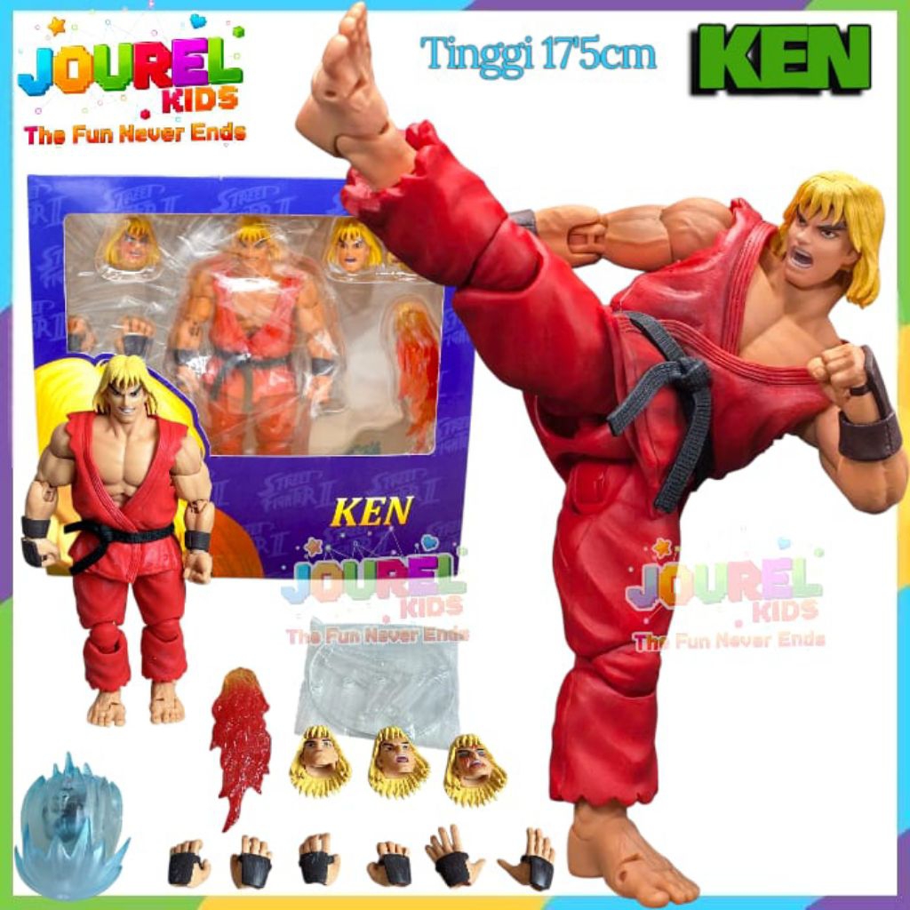 Jual KOLEKSI Action Figur Street Fighter 2 KEN Storm Collectibles ...