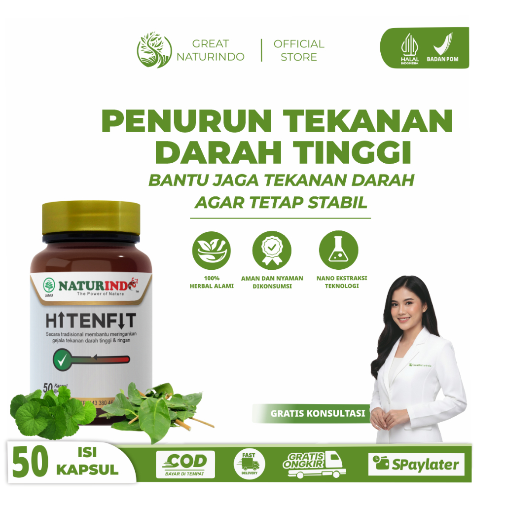 Jual Obat Darah Tinggi Obat Pusing Tensi Penurun Herbal Paling Ampuh ...