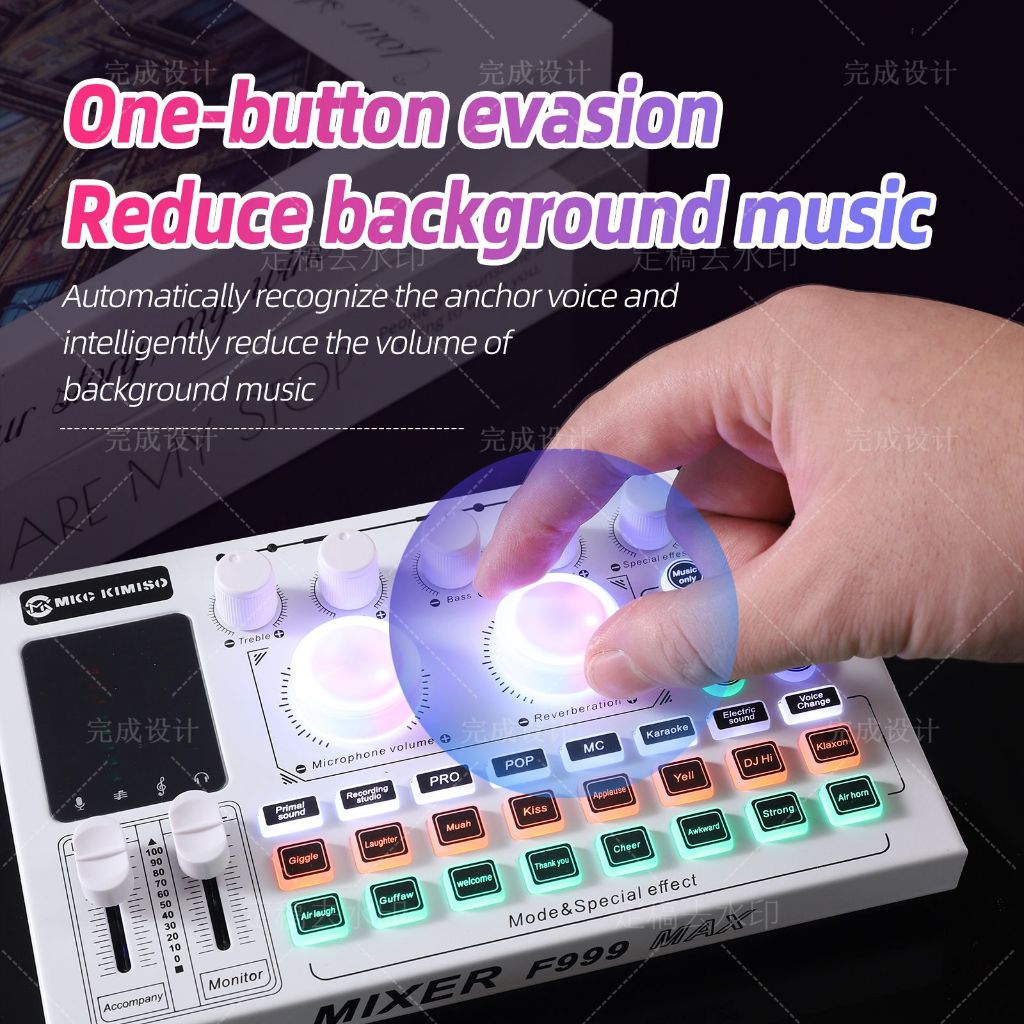 Jual Sound Card F999 MAX – Suara Jernih untuk Live Streaming | Shopee ...