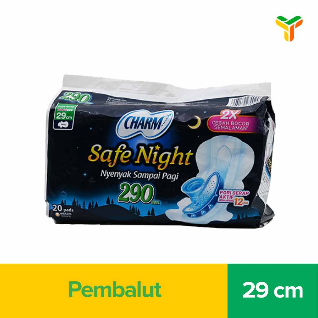 Jual Charm Safe Night 29Cm 20s Kewanitaan | Shopee Indonesia