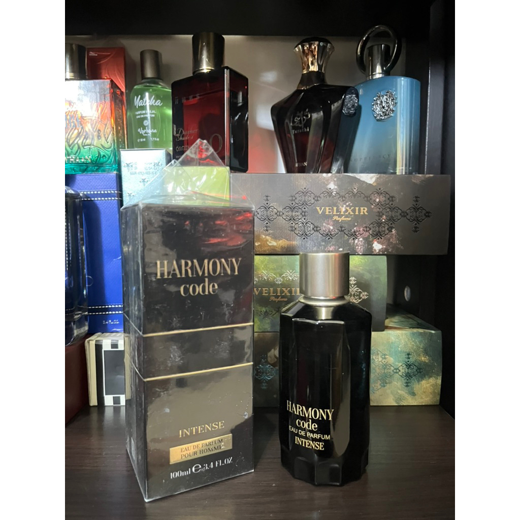 Jual Fragrance World Harmony Code Intense Preloved original, juice 96% ...