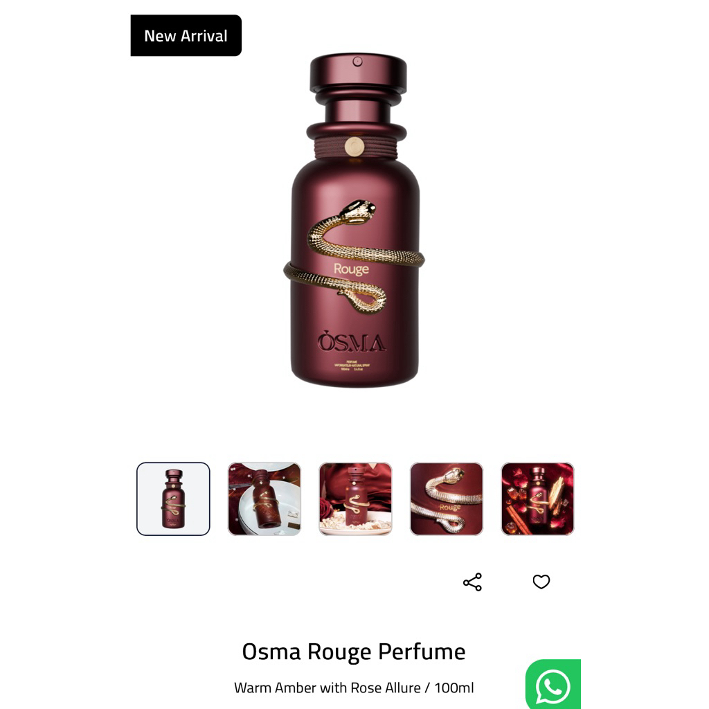 Jual Osma Rounge Parfume 100 ml | Shopee Indonesia