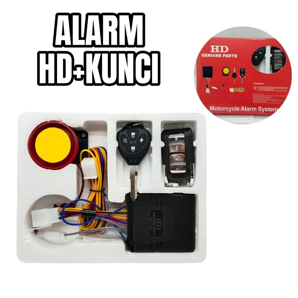 Jual ALARM SYSTEM REMOT + KUNCI ALARM MOTOR | Shopee Indonesia