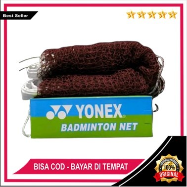 Jual Jaring Net Badminton Y0NEX Sling Baja Awet Jala Standar Lapangan ...