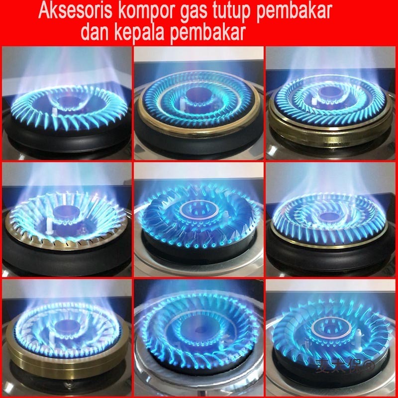 Jual 1 Set Burner Kompor / Divider api kompor gas tertanam / Gas Stove ...