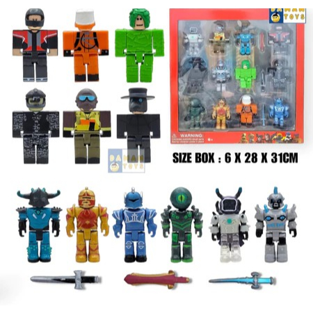 Jual Mainan Robloxs Figure Toys Roblox 12Pcs Apocalypse Rising Topper ...