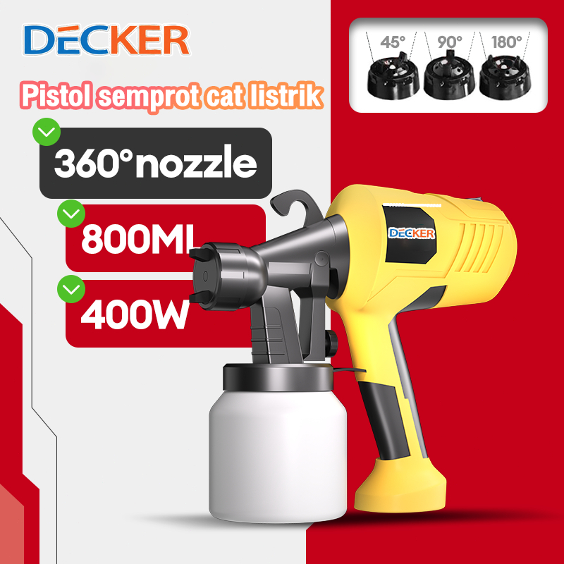 Jual ML Electric Spray Gun 400Watt Paint Mesin Cat Semprot Elektrik ...
