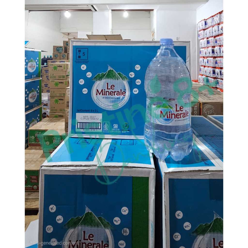 Jual Le Minerale 3 liter - Le minerale 3ltr - Le MINERALE UKURAN 3 ...