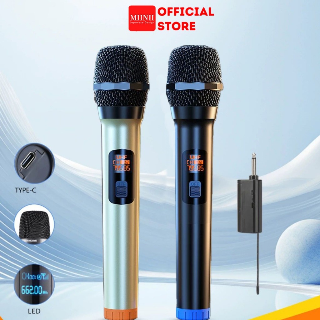 Jual MIINII Mic Bluetooth Karaoke MIC 2 Smule Wireless Karoke ...