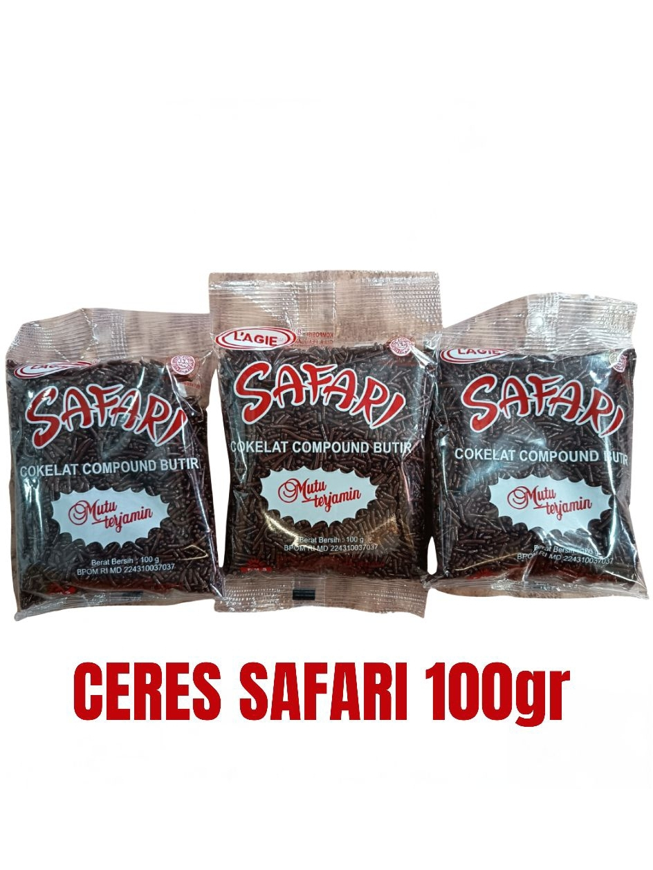 Jual Ceres Safari Cokelat Butir 100gr - Uzhma Sembako - Meses Cokelat ...
