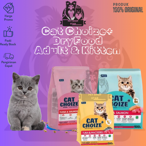 Jual Cat choize Plus Adult/Kitten Tuna&salmon freshpack 1.2kg /450 gr ...