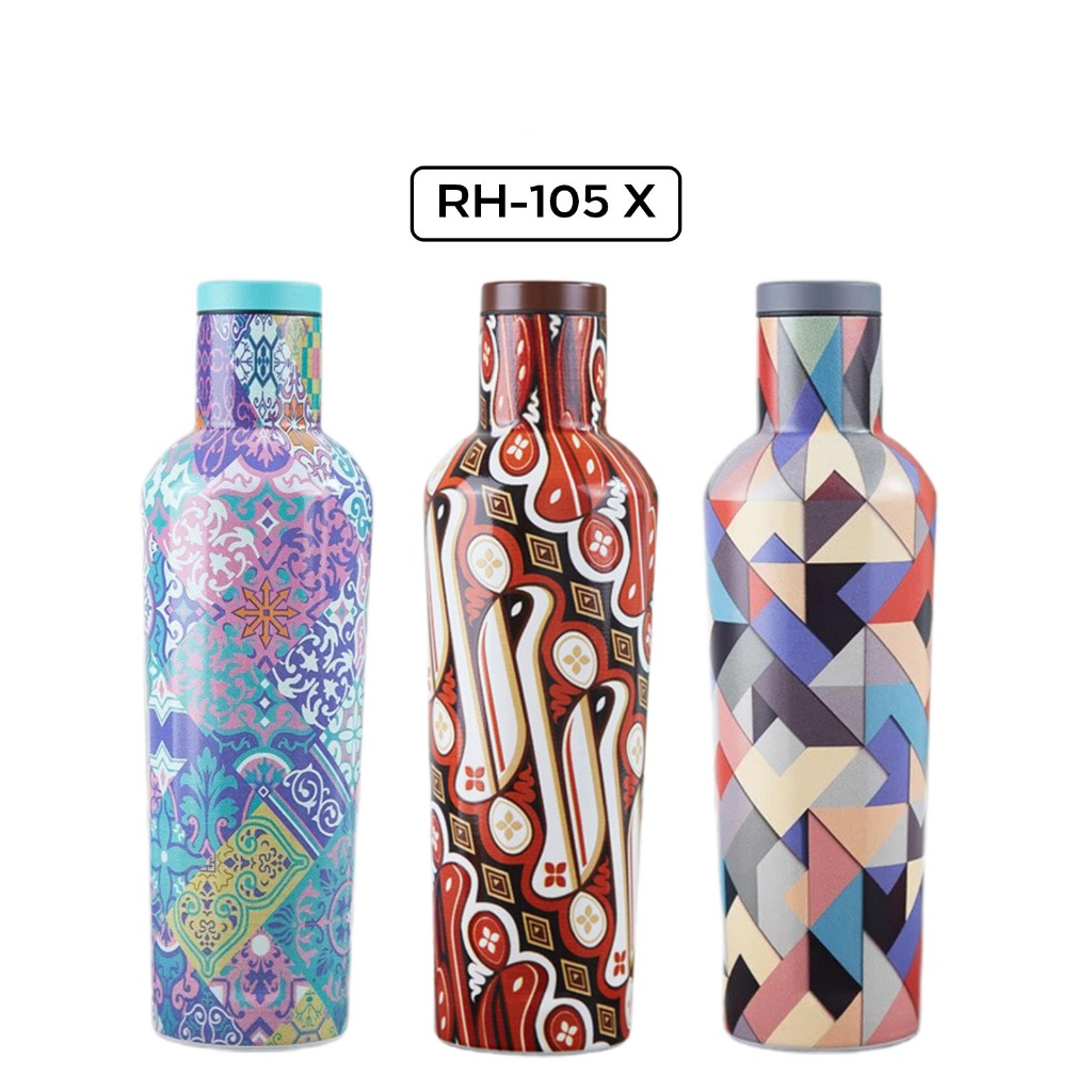 Jual Botol Termos Stainless Steel 500ML Tumbler Aesthetic Hot & Cold 24 ...
