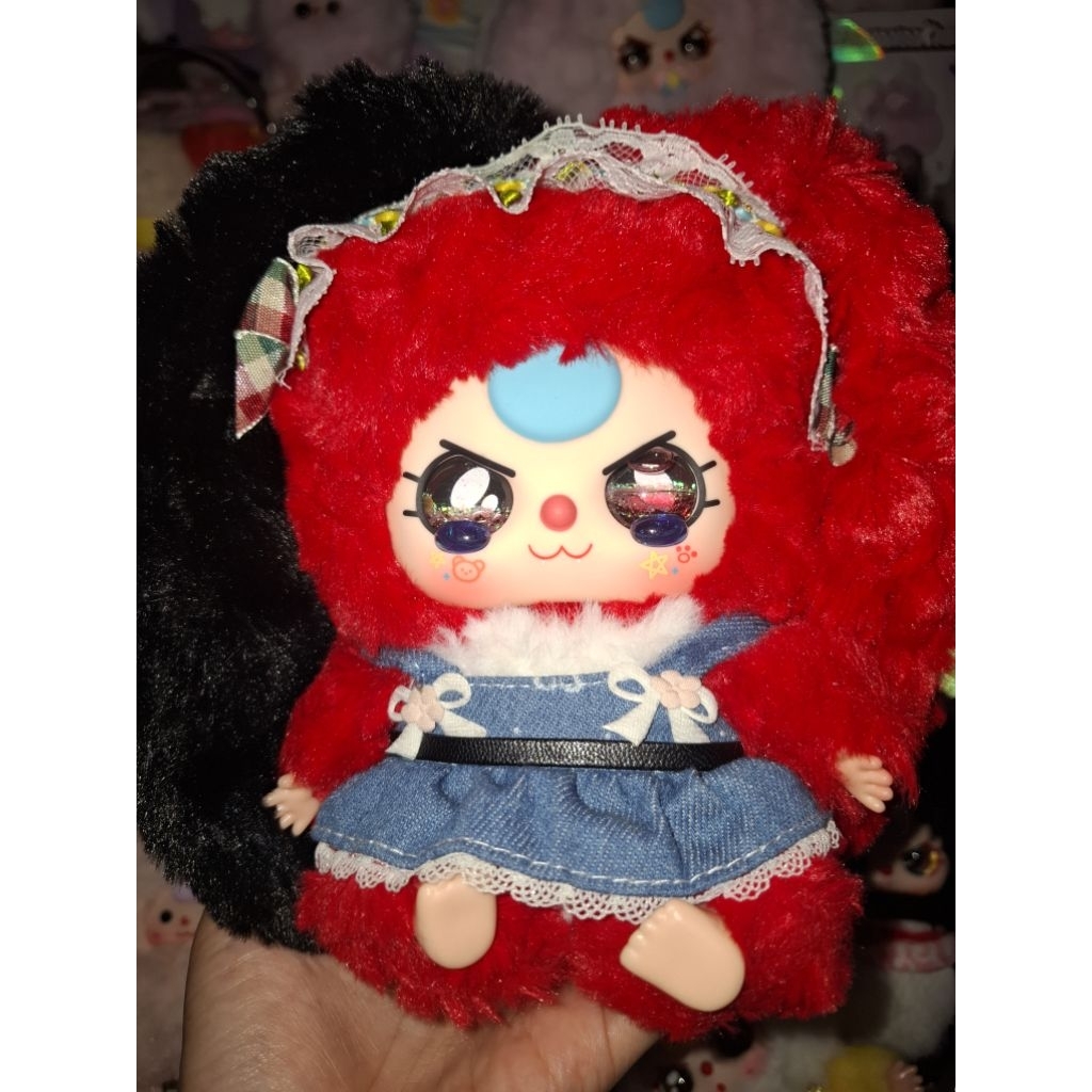 Jual lily bunny v4 merah hitam mata marjan nangis ganci plush | Shopee ...