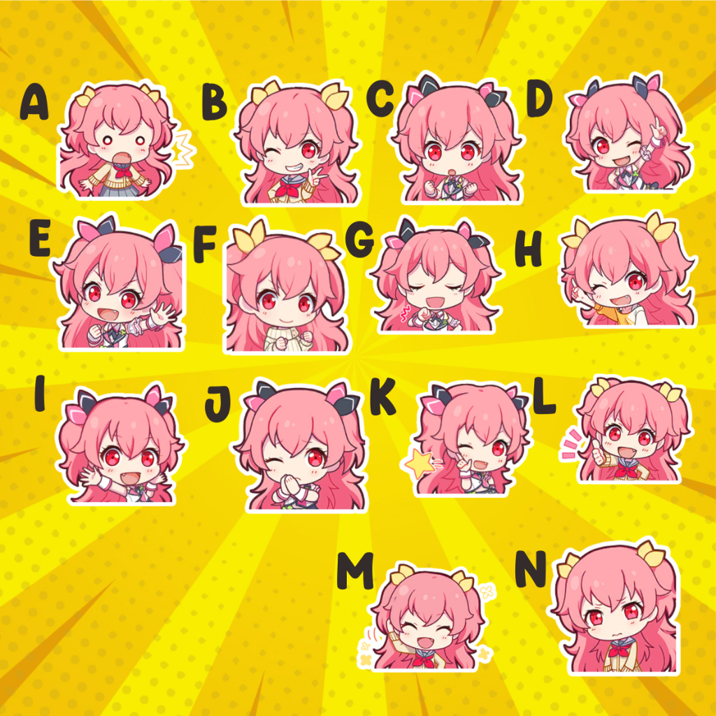 Jual STIKER MOMOI AIRI PROJECT SEKAI | STICKER MERCH AIRI PROSEKA VINYL ...
