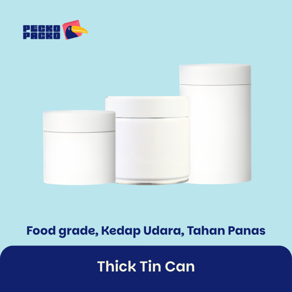 Jual Pecko Packo - Tin Can Putih - Toples Kaleng Kedap Udara Serbaguna ...