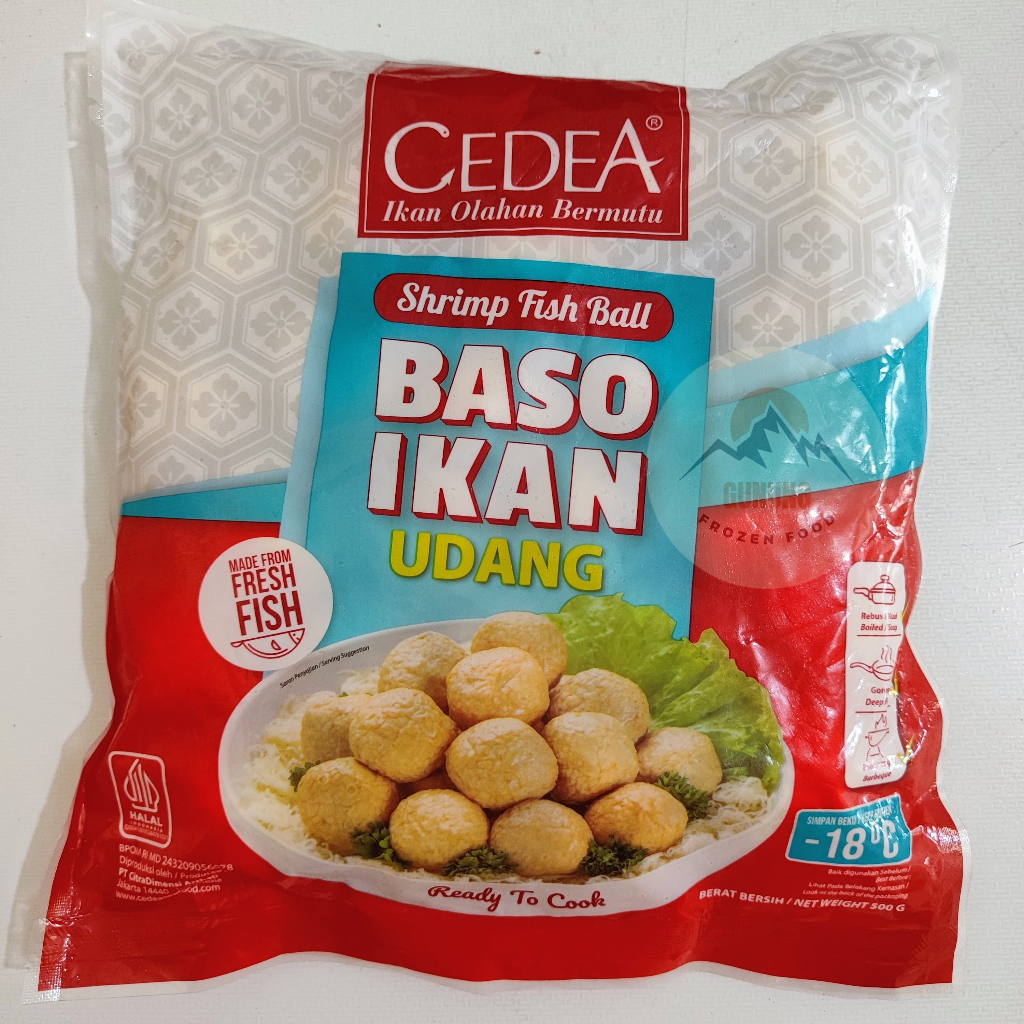 Jual Cedea Bakso Ikan dan Udang 500gr | Shopee Indonesia