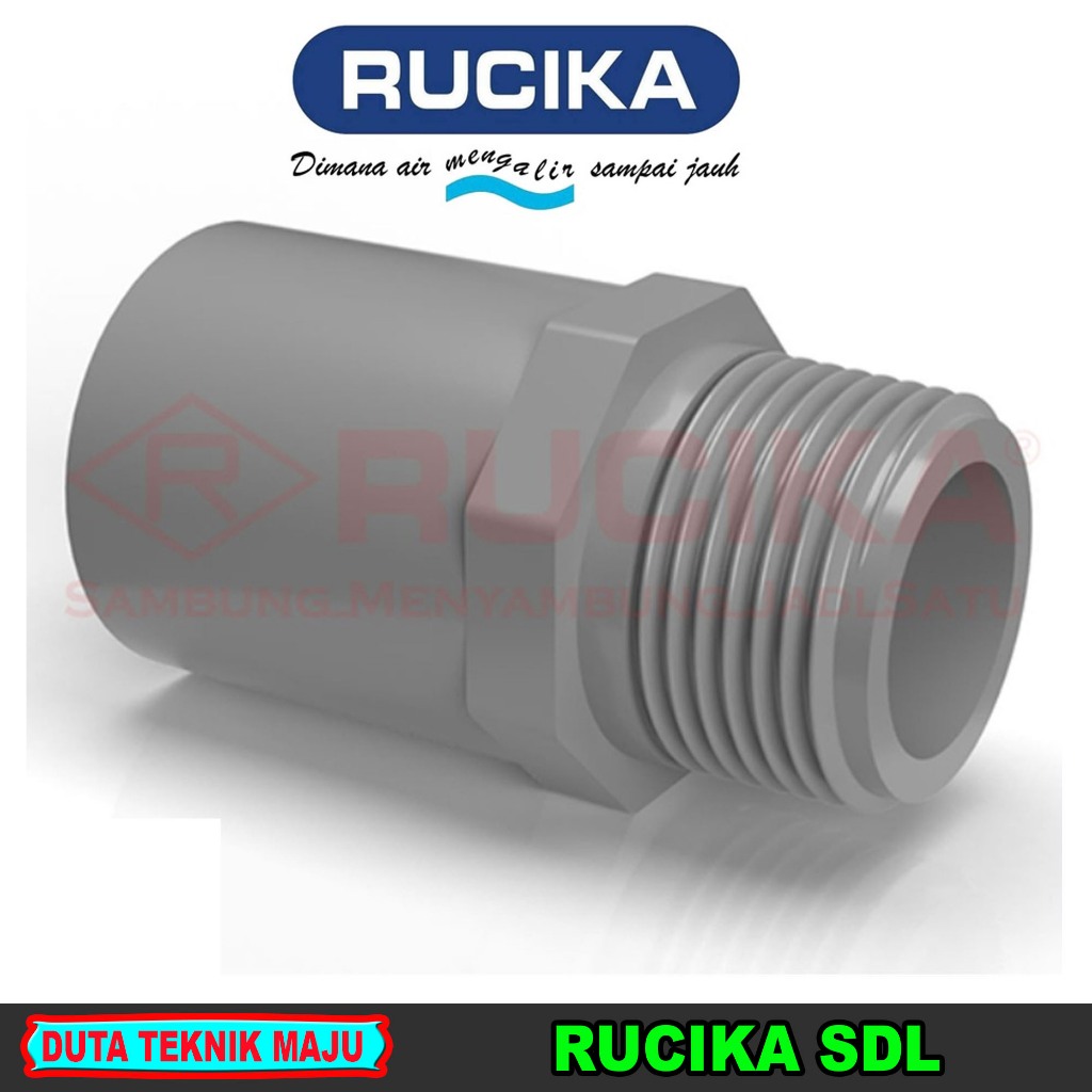 Jual Rucika Soket Drat Luar SDL 1 1/4" inch AW PVC / SDL Socket ...